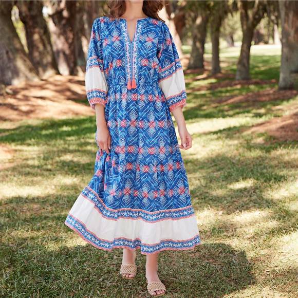 Hatley | Dresses | New Hatley Hatley Celine Maxi Dress In Diamond ...